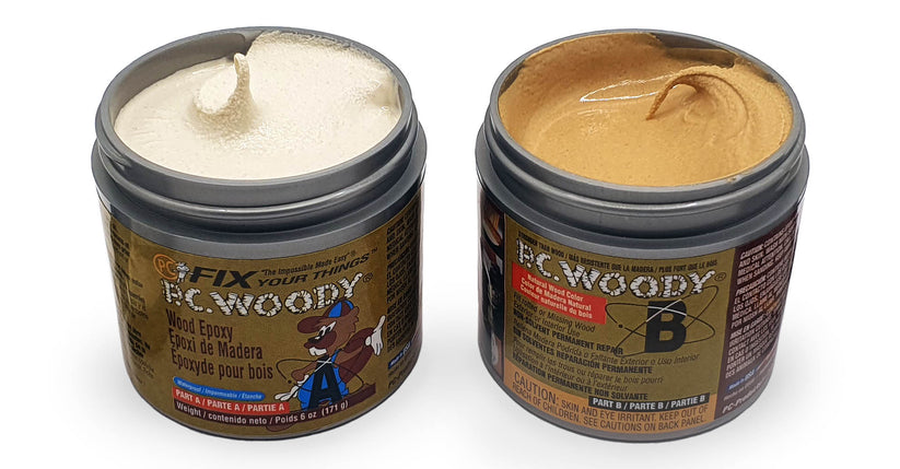 PC-Woody® paste epoxy | repairs, replaces and fills wood – PC EPOXY UK